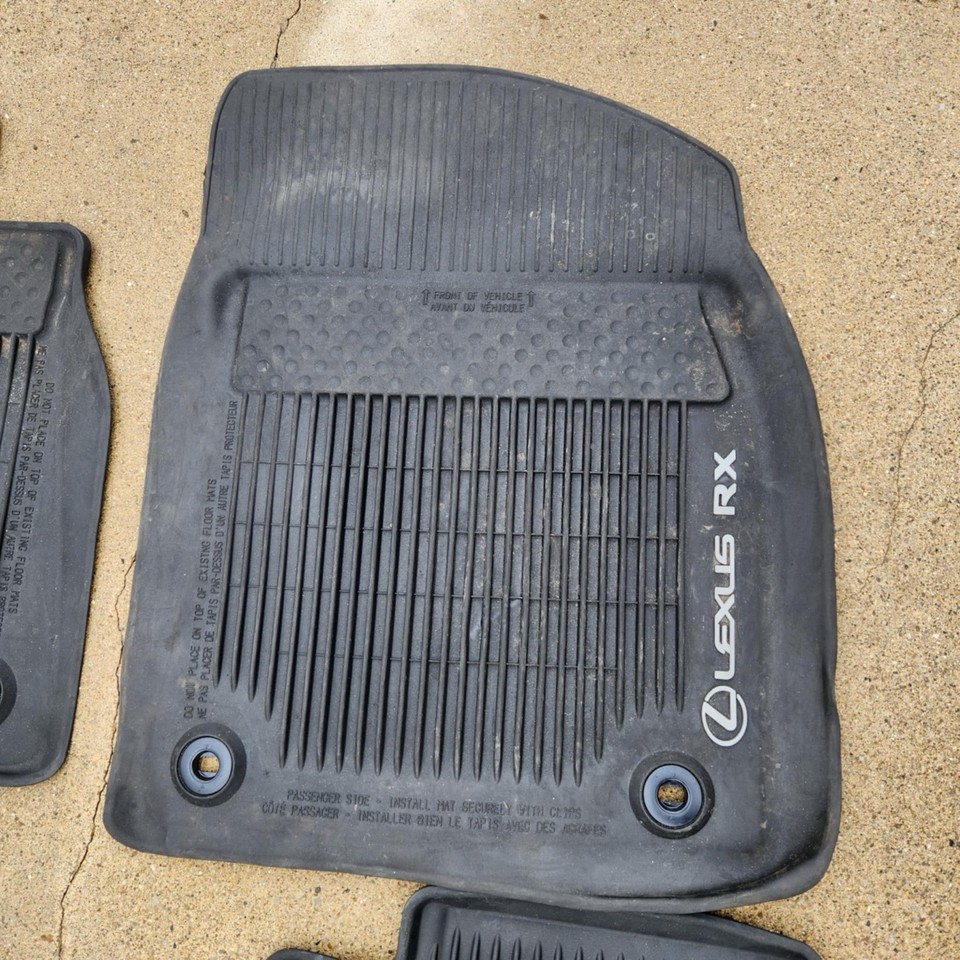 LEXUS OEM FACTORY ALL WEATHER FLOOR MAT LINER SET 2016-2022 RX350 ...