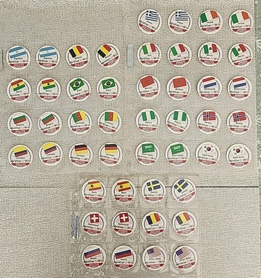 VINTAGE 90's WORLD CUP USA '94 MILK CAPS LOT ( 48 ) | eBay