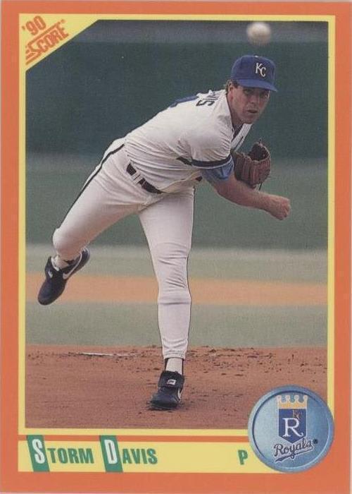 1990 Score Rookie & Traded - Storm Davis #21T for sale online | eBay