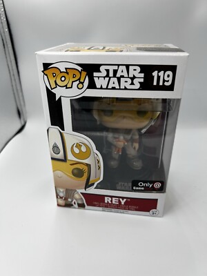 REY X-WING HELMET GAMESTOP FUNKO POP STAR WARS FORCE AWAKENS #119 | eBay