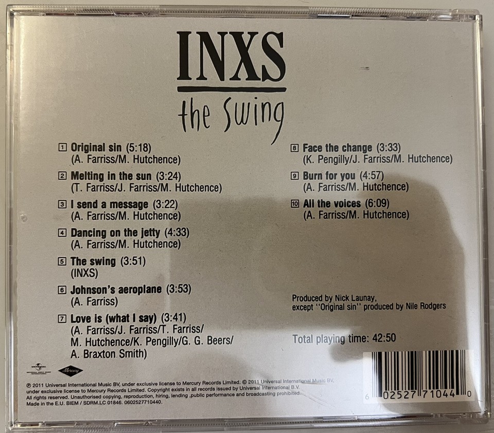 INXS - The Swing - Remastered CD Album - 0602527710440 - 2011 | eBay