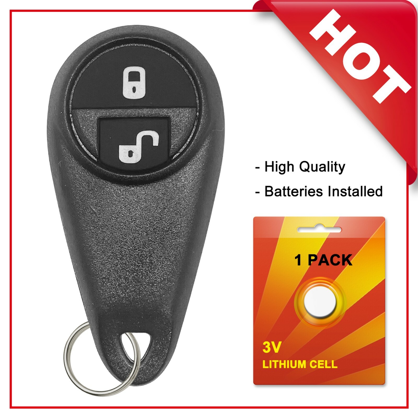 For 2005 2006 2007 2008 Subaru Forester Keyless Entry Remote Car Key ...