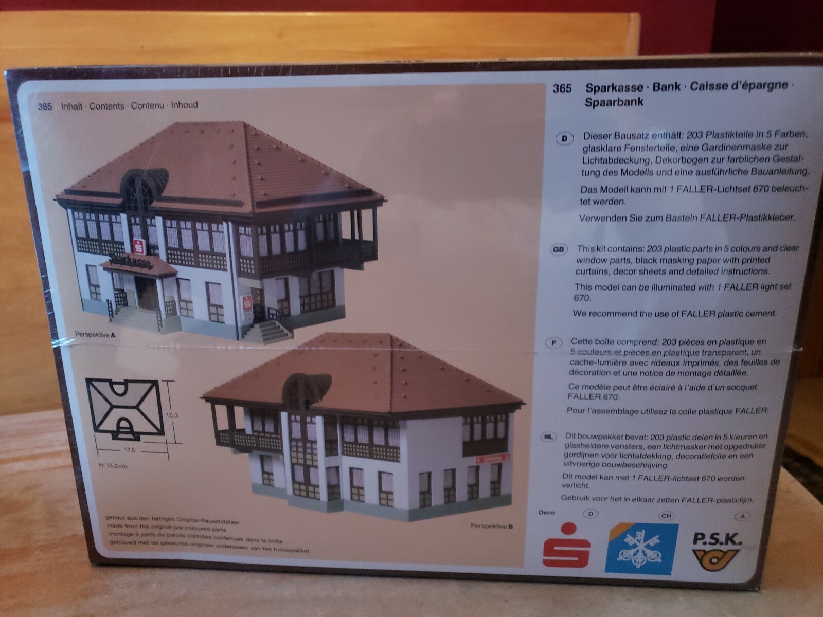 Faller HO Scale Kit 365 Bank for sale online | eBay
