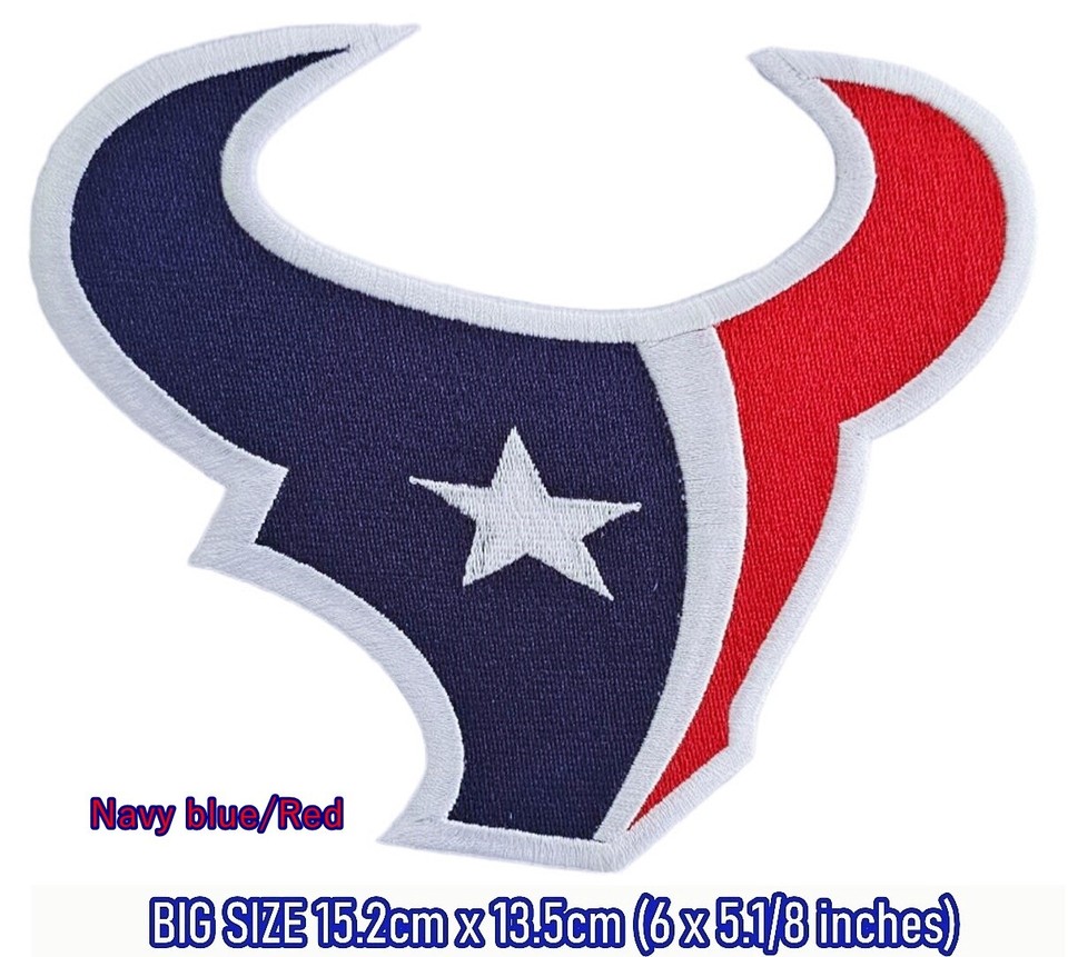 Houston-Texans Football PATCHES Embroidery NFL-logo iron&Sewing on ...