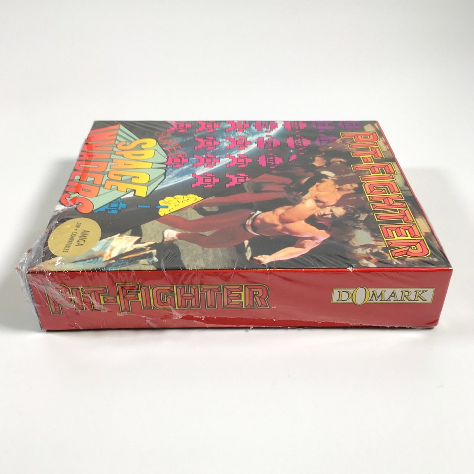 PIT FIGHTER / SUPER SPACE INVADERS Game - Commodore Amiga - FACTORY ...