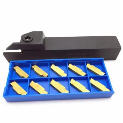 20mm Lathe Cut-Off Grooving Parting Tool Holder+ 10* MGMN400-M Insert ...