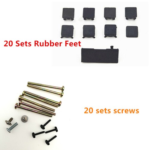 20 Kits For Sony PS3 Slim 2000 3000 Scews W/ Rubber Boot Pad Feet Cover ...
