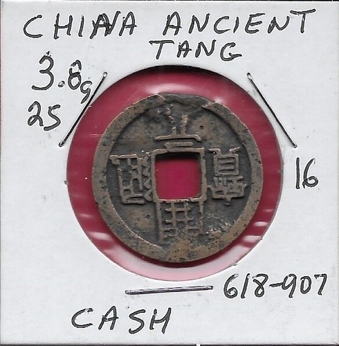 CHINA,ANCIENT TANG DYNASTY(618-907 CE)CASH COINS,THE TANG DYNASTY IS ...
