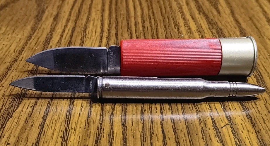 30-06 Sprg Bullet Knife & Ducatillon Shot Gun Shell Knife | eBay