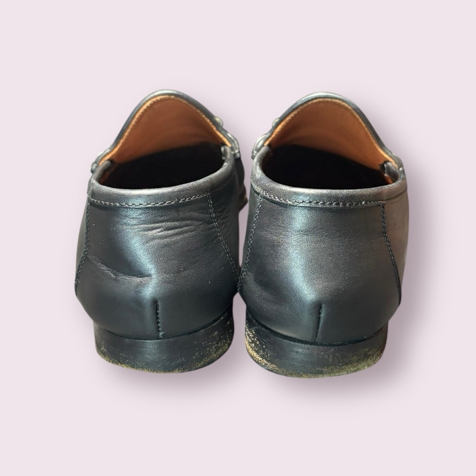 Allen Edmonds Verona II Black Leather Horse Bit Loafers Shoes Men’s 8 ...