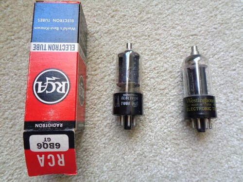 Two Vintage 6BQ6 GT Vacuum Tubes Tested Strong | eBay