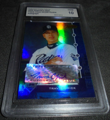 2005 Bowman's Best Travis Chick RC Auto /299 PGA Gem Mint 10 #101 | eBay