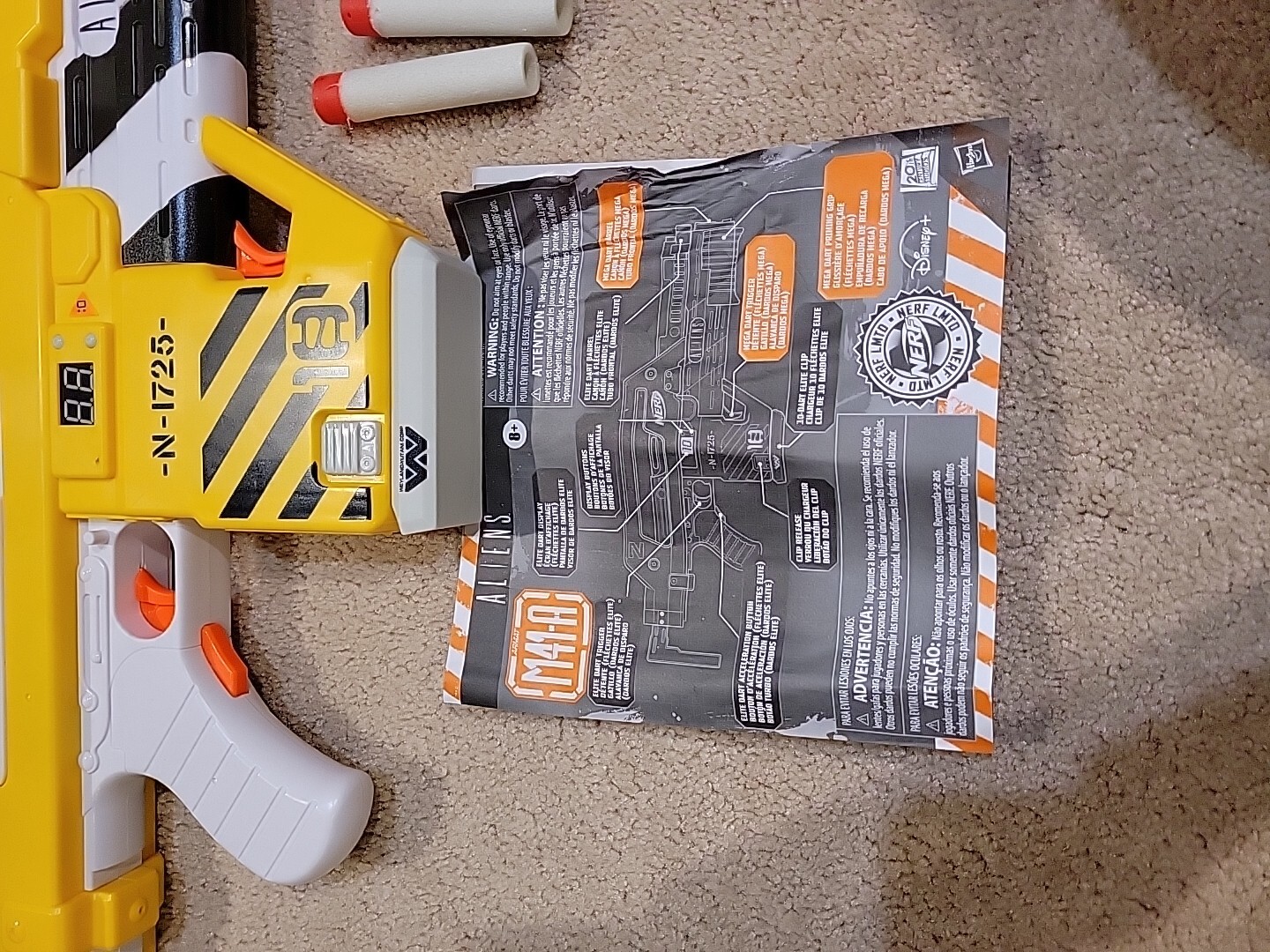 Hasbro NERF LMTD Aliens M41-A Pulse Blaster - F5729 for sale online | eBay