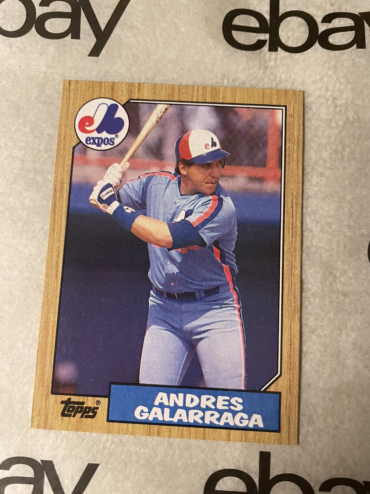 1987 Topps Andres Galarraga 272 Montreal Expos free shipping | eBay