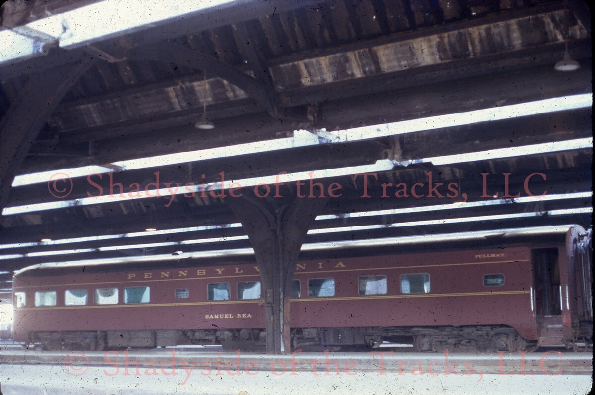 Pennsylvania Railroad PRR Observation Car Samuel Rea Orig Slide ...