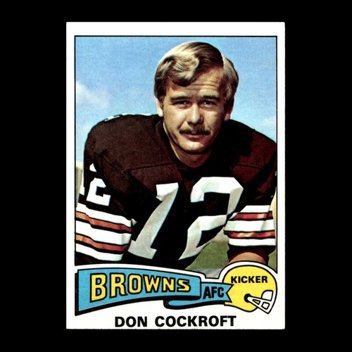 Don Cockroft 1975 Topps Cleveland Browns #244 R311G | eBay