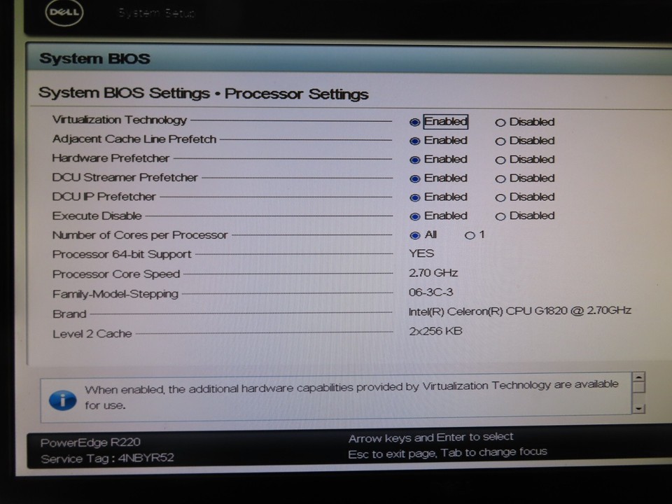 DELL POWEREDGE R220 INTEL Celeron CPU G1820 2.7GHz. 4GB RAM | eBay