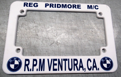 BMW Airhead Pridmore License Plate Frame r90s r90/6 r75/6 r75/5 GREAT ...