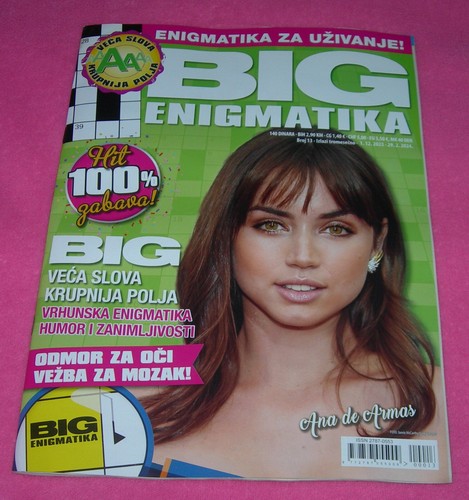 Ana de Armas - BIG ENIGMATIKA - Serbian December 2023 NEW and RARE | eBay