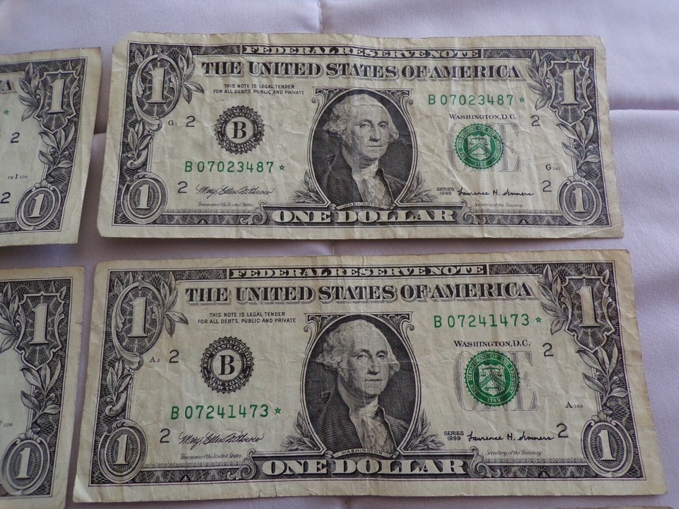 2013 Series $1 Dollar Bill Star Note Duplicates 12 Total | eBay
