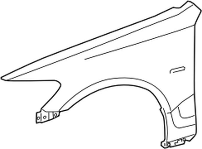 53802-3F211 Toyota Fender sub-assy, front lh 538023F211, New Genuine ...