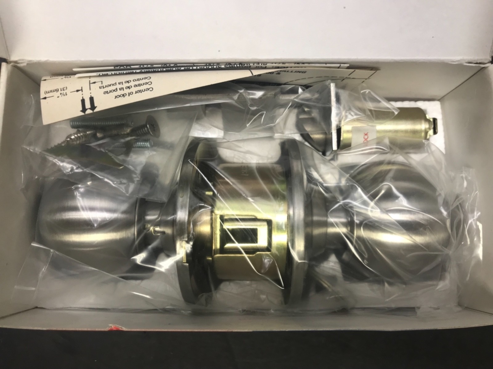 New Old Stock Russwin Commercial Knob Lock Set ER3420 Austin US32D | eBay