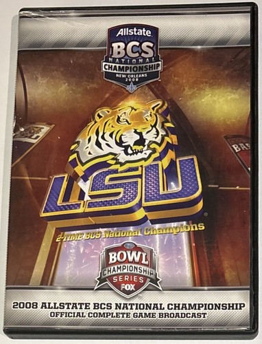 LSU Tigers 2008 Allstate BCS National Championship Official Complete ...