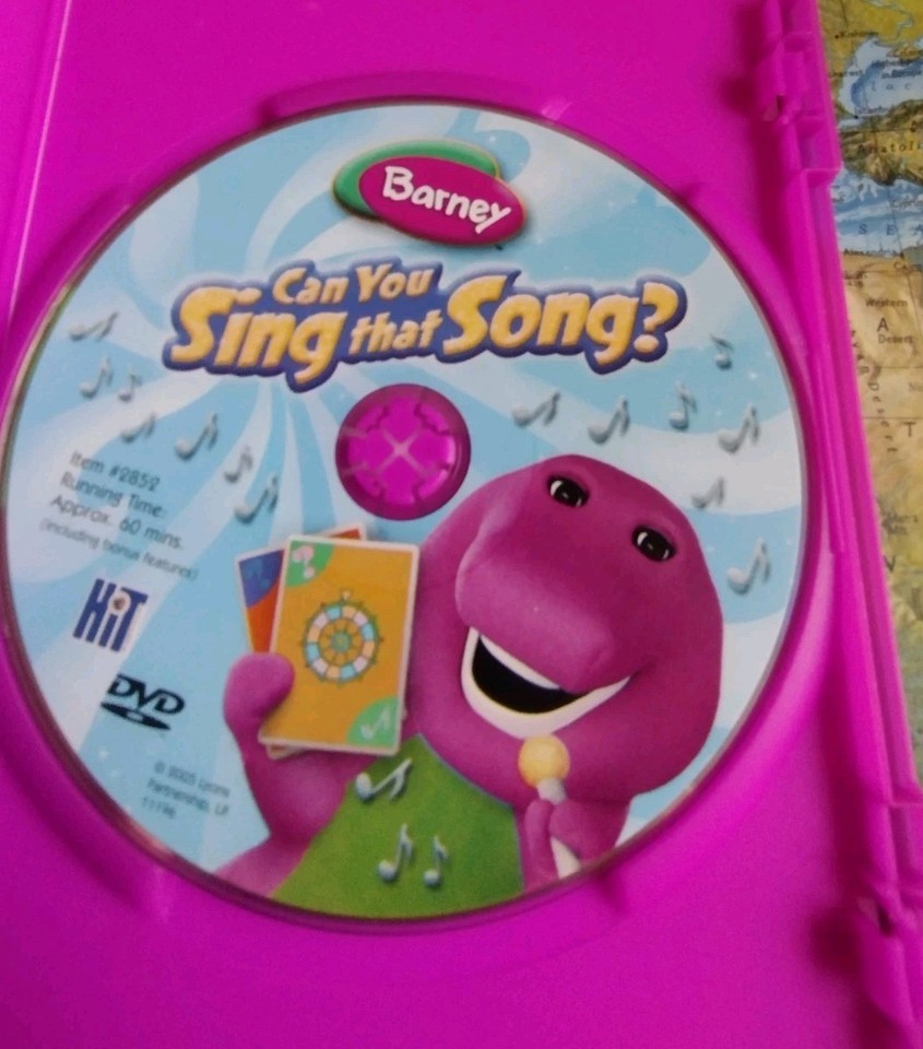 Barney DVD Can You Sing That Song? Sing A Long DVD Songs Mystery Baby ...