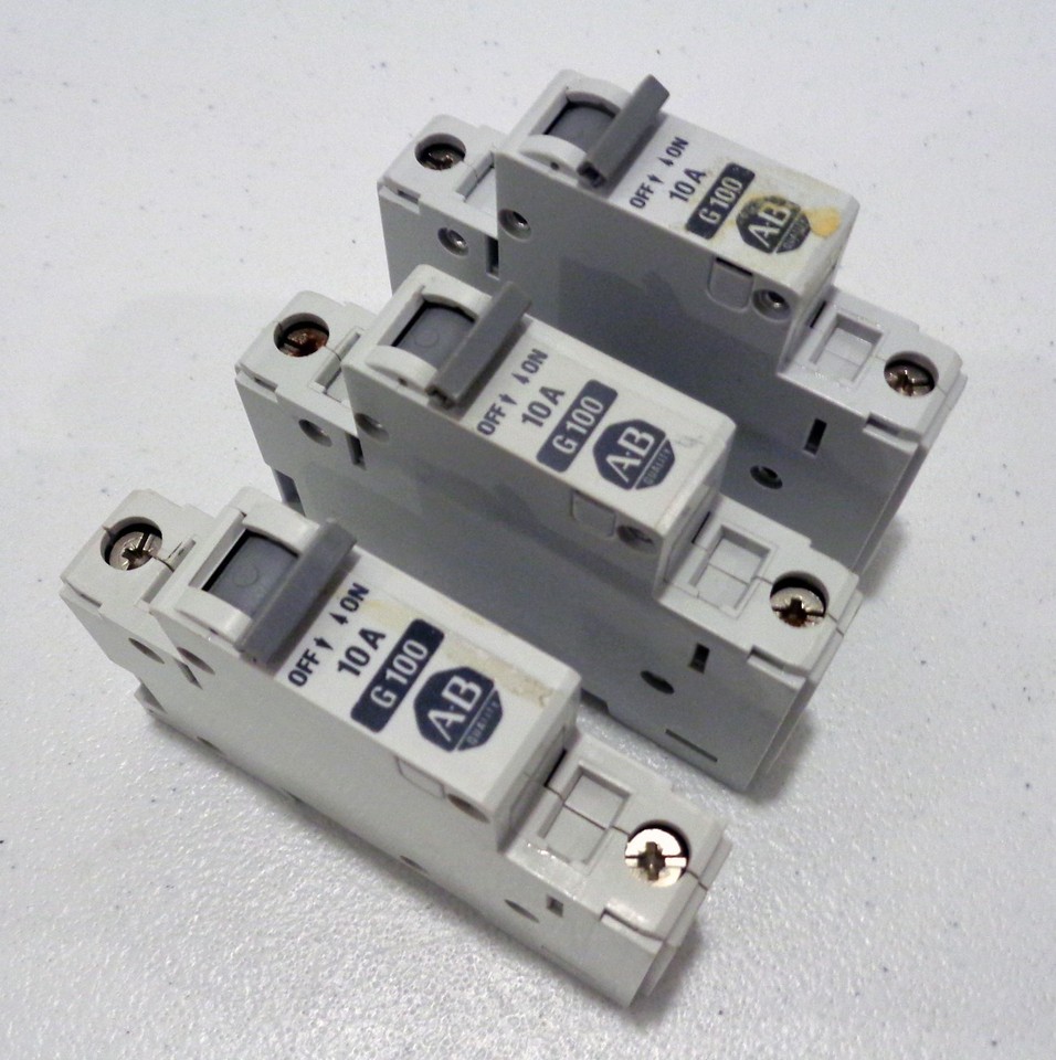 Allen Bradley 1492-CB1G100 SERIES B Circuit Breaker 10A 1-P 1492 CB1 ...