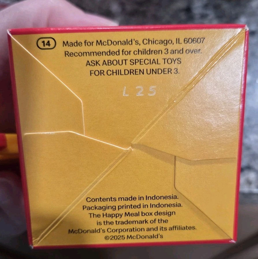 McDonald's 2025 Lil McDonald’s Happy Meal Toy #14 McDonald's Sign ...