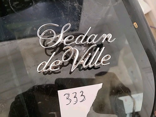 VINTAGE 1971-76 CADILLAC SEDAN DEVILLE QUARTER PANEL EMBLEMS OEM GM 72 ...