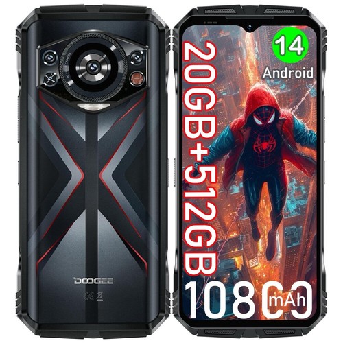 2024-DOOGEE S118 Android 14 Outdoor Smartphone 20GB+512GB 120Hz G99 ...