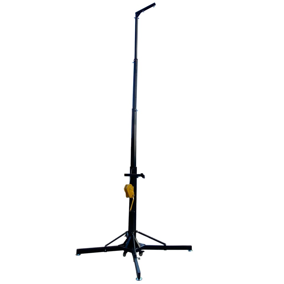 2PCS Heavy Duty Hand Crank Lift System Black Line Array Speaker Lifting ...