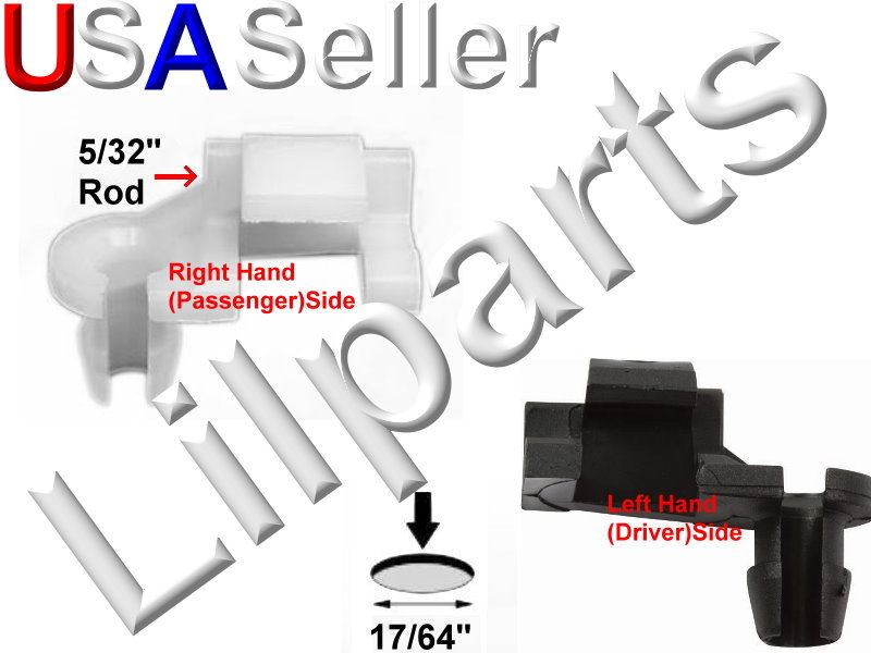 Door Lock Rod Handle Clip 3454220 3454221 4658676 4658677 D2VZ-6521952A ...