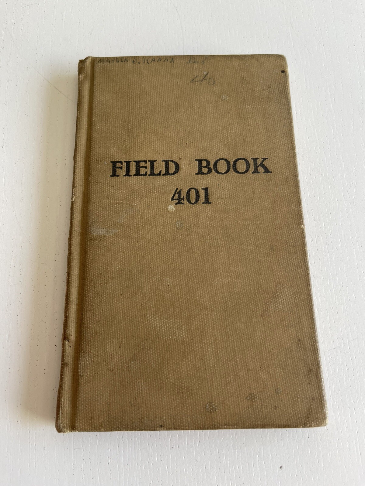 1925 Field Book 401 With Some Notes And Sketches - Survey | eBay