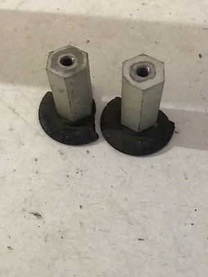 GRAPHOTYPE 350 ADDRESSOGRAPH DOG TAG MACHINE BASE FOOT STAND PAIR ...