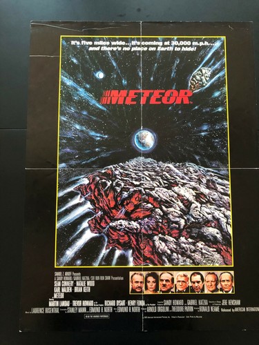Meteor (1979) Original/Vintage Movie Poster - 21.5 x 29" VG+/EX | eBay