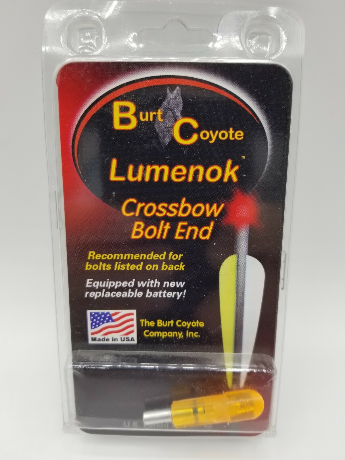 Burt Coyote Lumenok Crossbow Bolt End Fits 2216 Shaft Crescent Single ...