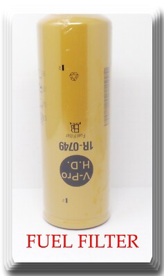 1R0749 Fuel Filter Fits:Cat Eng Western Star Autocar Peterbilt IHC ...