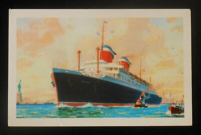 1950s SS America Ocean Liner United States Lines Launched 1939 Newport ...