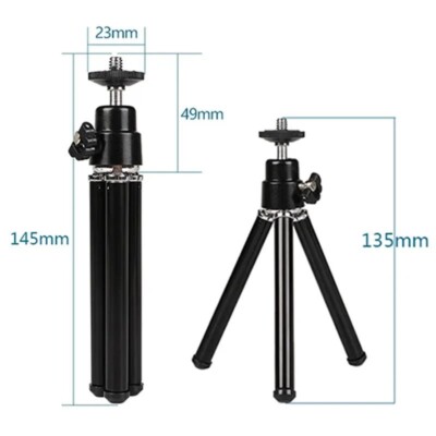 Mini Tripod Stand Mount Tabletop Travel Adjustable Holder for Camera ...