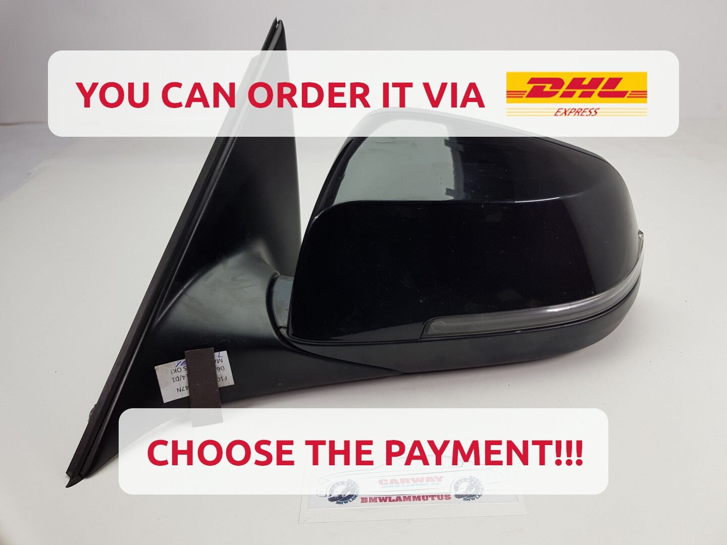 Left Exterior Mirrors BMW 5 Series F10 F11 Lift Memory Blinds Electric ...