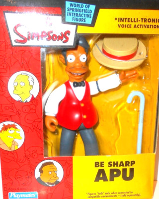 The SIMPSONS world of springfield BE SHARP APU toyfare mail away ...