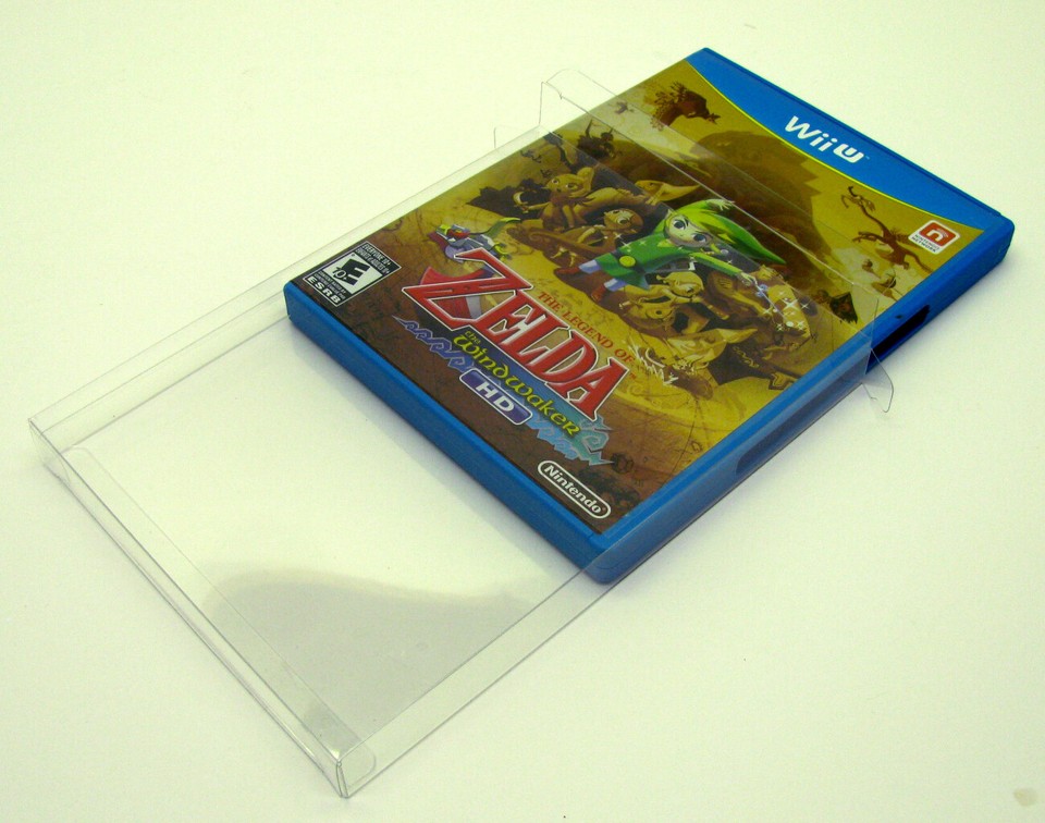 1X NINTENDO Wii U CIB GAME -CLEAR PLASTIC PROTECTIVE BOX PROTECTORS ...