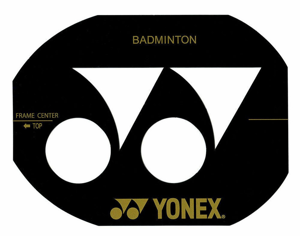 YONEX Stencil Card Badminton Stringing Tools STRING KIT Racket AC418EX ...