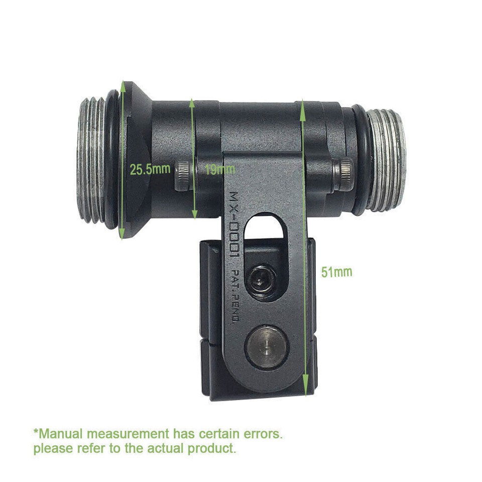 Tactical SS M-AX Helmet Mount for SF M300 M600 Scout Flashlight KIJI IR ...