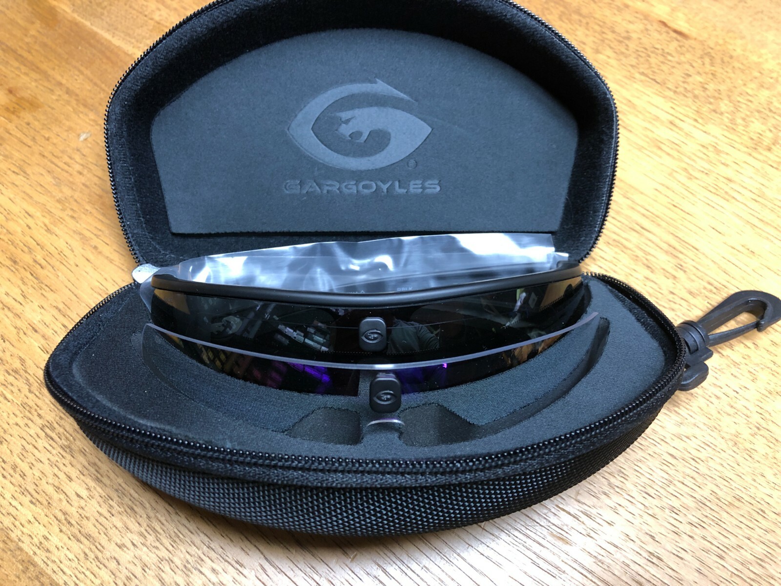 Gargoyles Mens Shifter Wrap Sunglasses Matte Black 141 Mm for sale ...