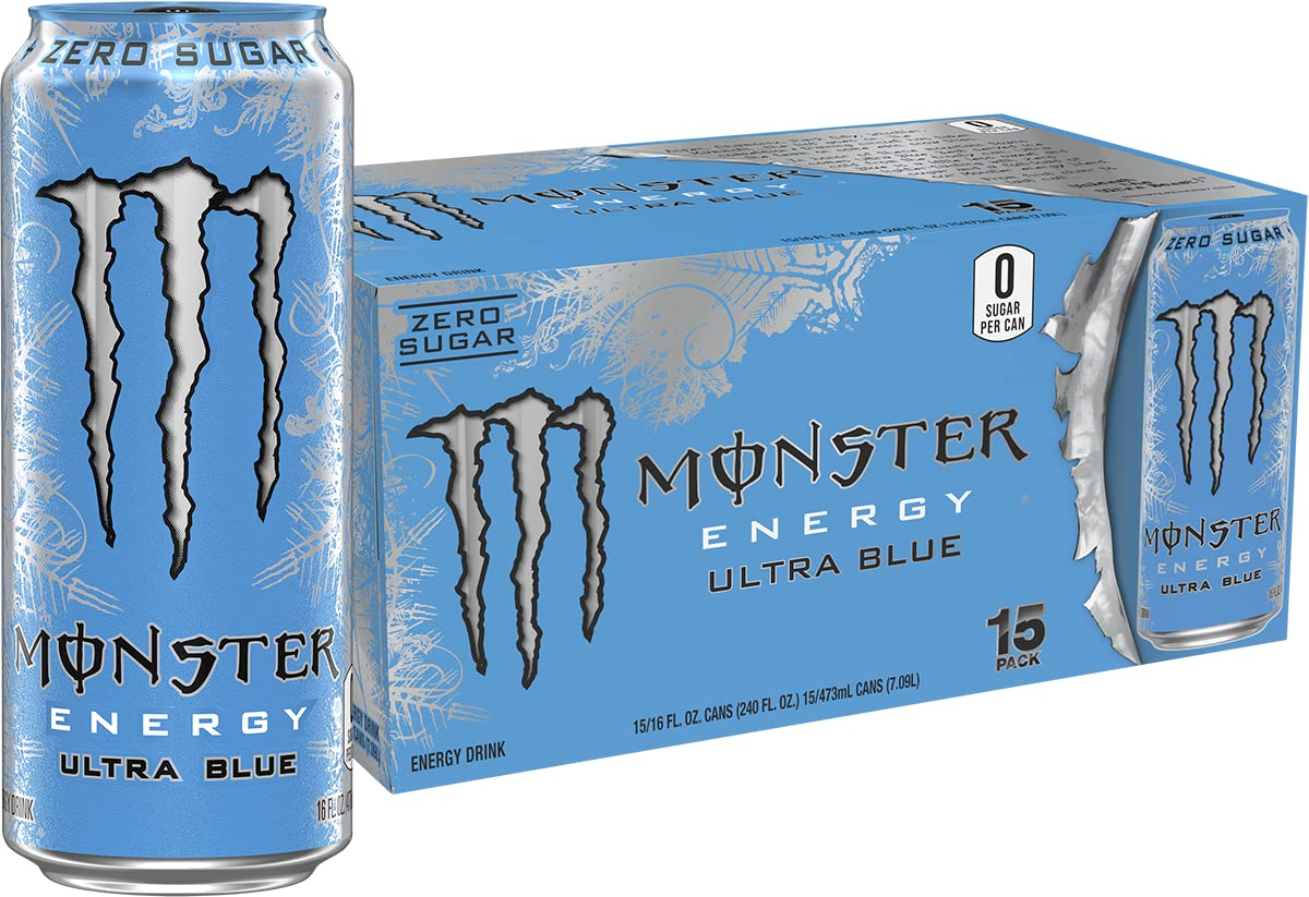 Logo De Monster Energy Bleu Sur Ron Graphicskit Sur Ron Stickerkit