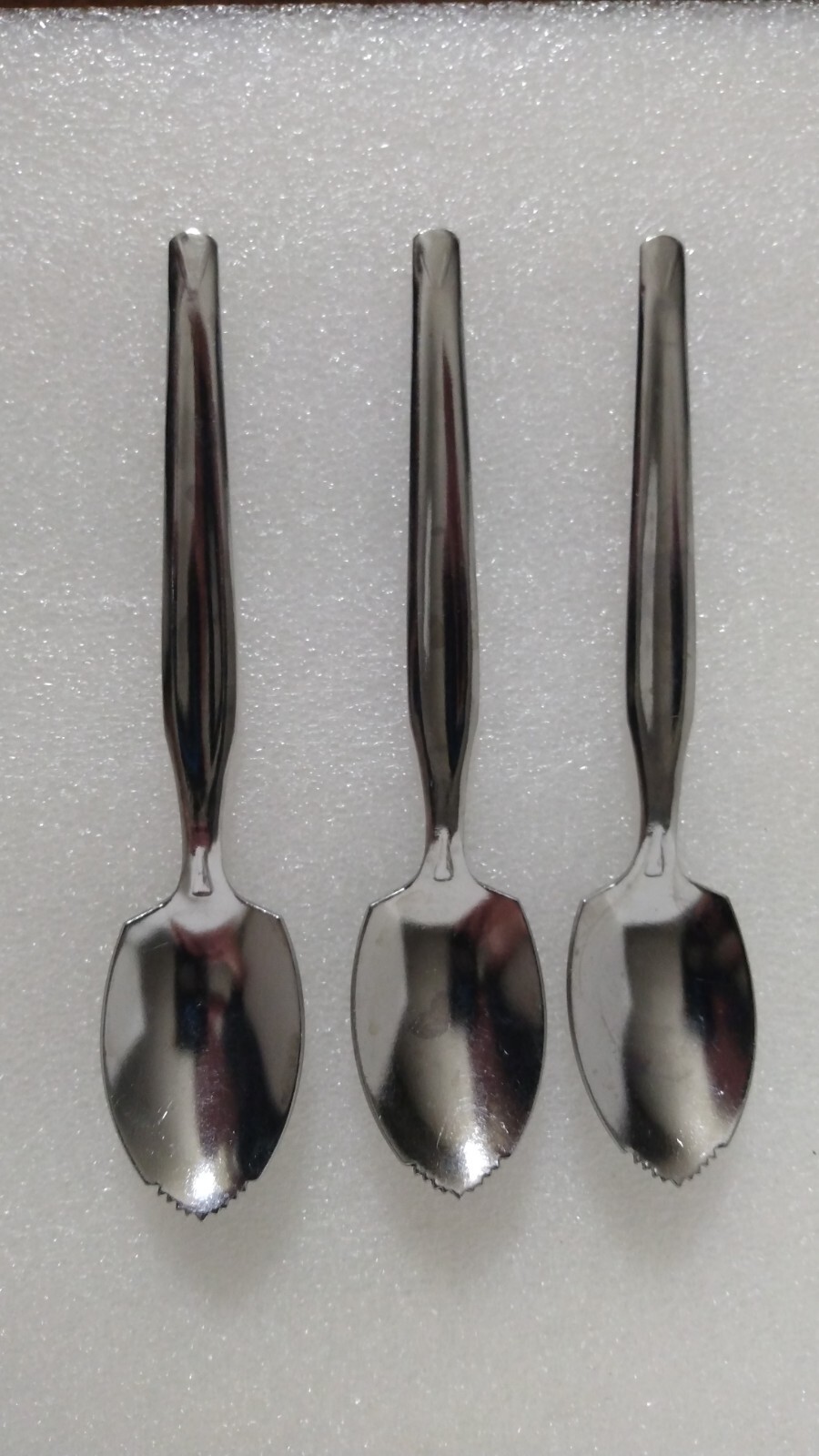 Vtg Enjoy Grapefruit Stainless Steel Serated Edge Spoon Set Of 3 | eBay