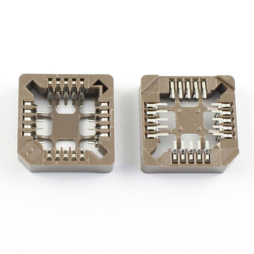10Pcs PLCC 20 Pin SMT SMD Surface Mount IC Socket Adapter Converter ...